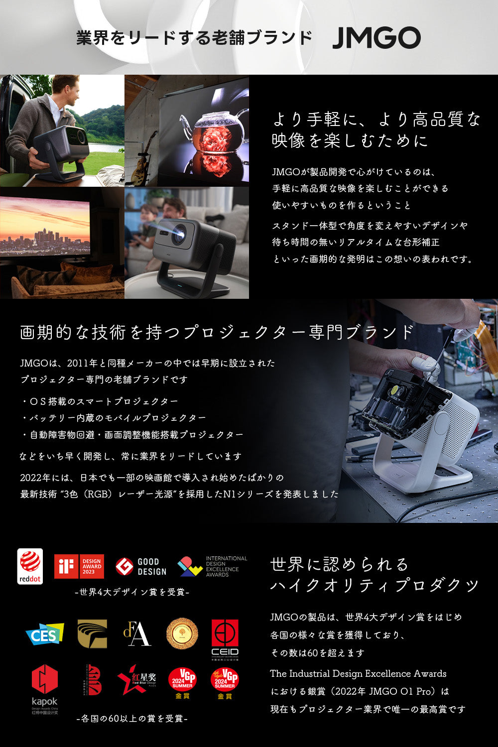 【Netflix対応】JMGO N1S Ultimate 4K – JMGO（ジェイエムゴー）- JMGO プロジェクター日本公式